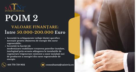 Poim 2 Saint International Fonduri Nerambursabile 2025