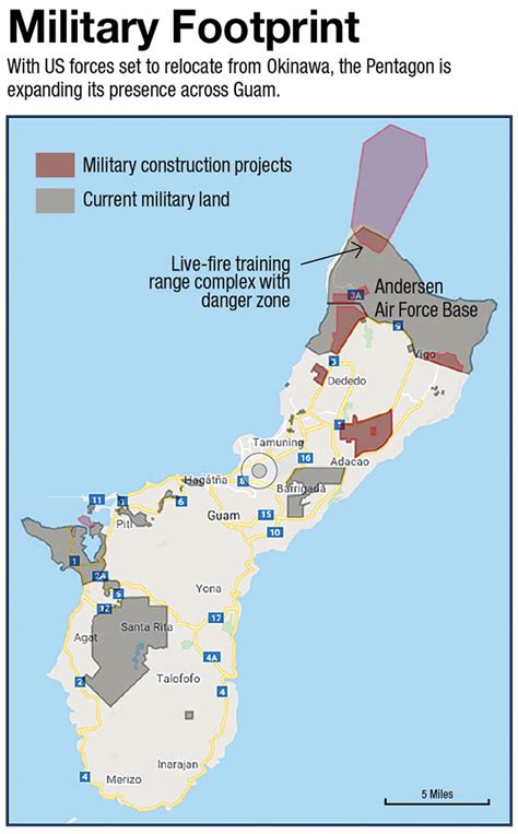 Guam Military Bases Map