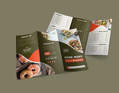 Food Menu Trifold Brochure Artofit