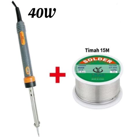 Jual Alat Solder Listrik Solder W W Paket Solder Lengkap Timah Kawat Solder M M