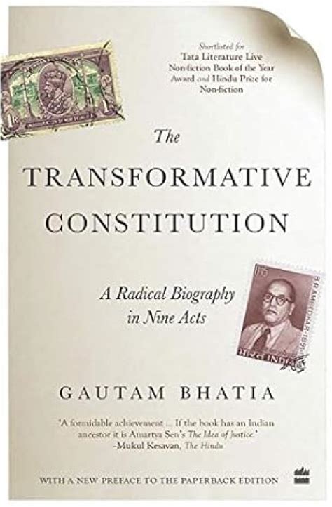 Transformative Constitution Gautam Bhatia 9789353576646