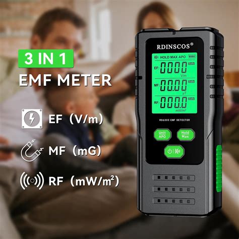 Detector Emf Detecta Los 3 Tipos De Campo De Radiación