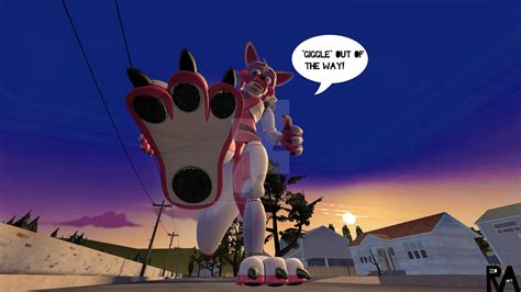 Giant Funtime Foxy By Rookieanimator210 On Deviantart