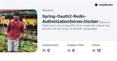 Spring Oauth2 Redis Authorizationserver Docker Ecosystem Directory Market Dev