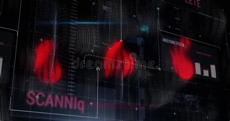 Image Of Data Processing Over Shapes Stock Illustration Illustration Of Digitally Abstract
