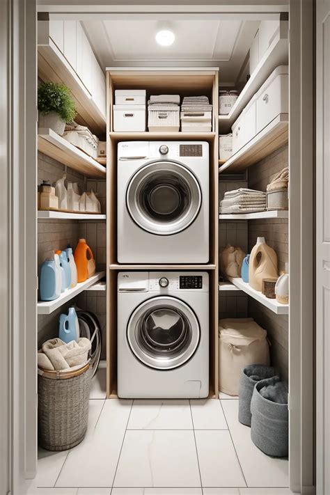 30 Useful Small Laundry Closet Ideas