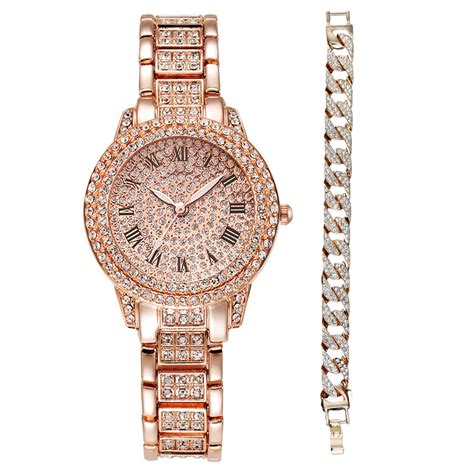 Warkul Watch Wristwatch For Womenmen 2pcsset Women Bracelet