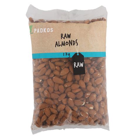 Padkos Padkos Raw Almonds 1kg Biltong Dried Fruit Nuts And Seeds Food Cupboard Food