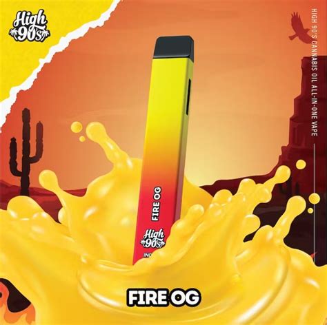 Fire Og Vape Fire Og 1g Disposable Vape High 90s