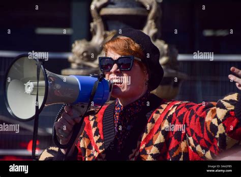 London Uk 31st March 2025 Singer Ana Matronic Of Pop Group Scissor