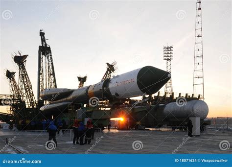 Progress Cargo Spacecraft Elevation Editorial Stock Image Image Of Dawn Russia 18071624
