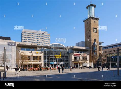 Volme Gallery And Town Hall Tower At Friedrich Ebert Platz Old Town Hall Hagen Westphalia