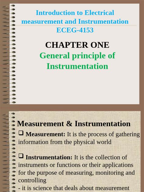 Chapter 1 Introduction To Instrumentation Pdf Observational Error Accuracy And Precision