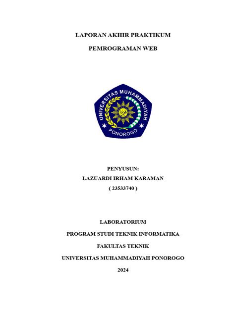 praktikum akhir pemrograman web pdf bisnis