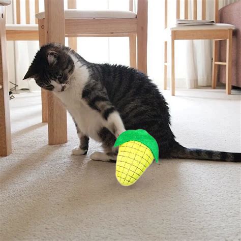 Catnip Crinkle Sound Toys For Cats Soft Plush Interactive Cat Toys