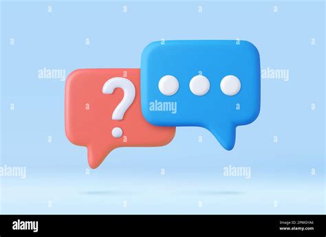 3d Rendering Faq Icon Stock Vector Image And Art Alamy