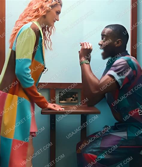 Sex Education S04 Anthony Lexa Multicolor Checkered Long Coat