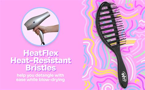 Wet Brush Speed Dry Detangling Brush Vented Design For