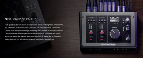 Solid State Logic Ssl 2 Plus Mkii Usb Audio Interface With