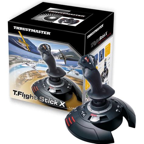 Thrustmaster T Flight Stick X Joystick 12 Botões Com Fio Para Pc Ps3