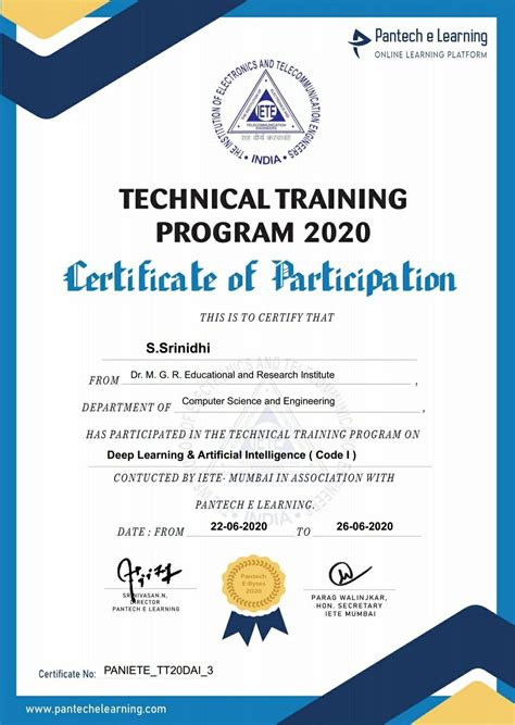 srinidhi s on linkedin pantechelearning techinal training program deeplearning…
