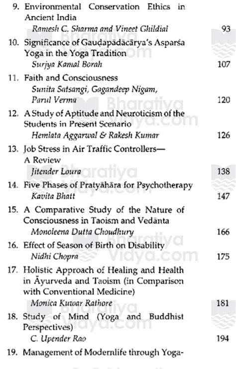 Science Of Consciousness Psychotherapy And Yoga Praxis