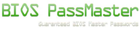 Bios Master Password Reset Dpokchoice