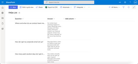 How To Create An Faq Page In Sharepoint Online And Is It Worth The Effort