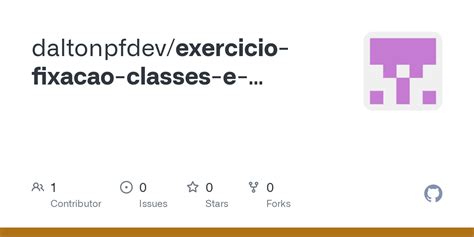 Github Daltonpfdev Exercicio Fixacao Classes E Metodos Abstratos