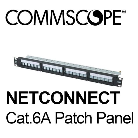 Commscope Cat6a Shielded Patch Panel 24 Port