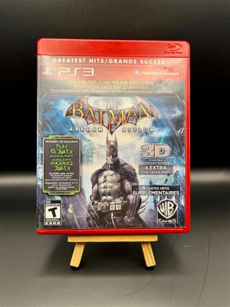 Playstation 3 Batman Arkham Asylum Goty Greatest Hits Complete