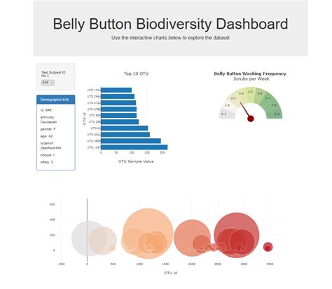 Github Hatimmansorbellybuttonbiodiversitydashboard In This