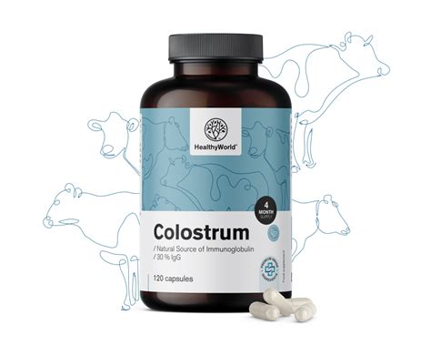 Kolostrum 30 Igg 120 Kapsúl Healthy Worldsk
