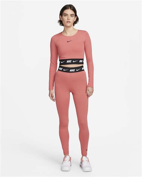 Nike Sportswear Women S Long Sleeve Crop Top Nike Lu