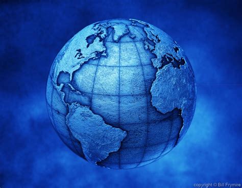 Blue Globe Background