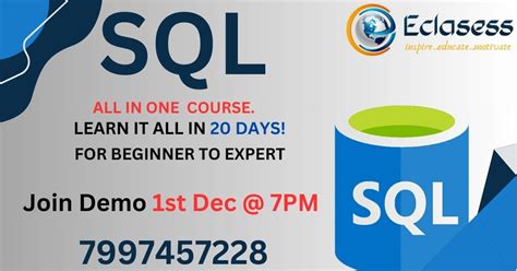 Eclasess It Trainings On Linkedin Sqlserver Databasemanagement Datamanagement Tsql Sqlquery