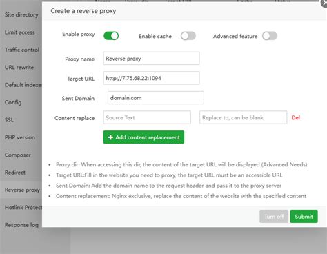 How To Setup Reverse Proxy Aapanel Free Hosting Control Panel One Click Lamplemp