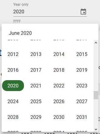 Year Only Datepicker Should Not Display Month Issue Mui Material Ui Pickers Github