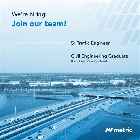 Hiring Engineeringcareers Trafficengineer Civilengineer Metric