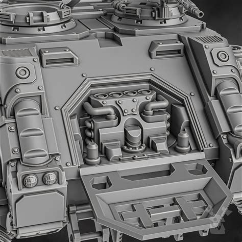 3d Printable Hover Apc Rp 8 Rapid Pulsar By Dakkadakka Store
