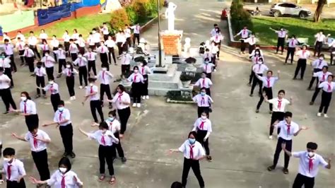 Liên Đội Thcs Võ Thị Sáu Tổ Chức Múa Hát Sân Trường Chào Mừng Thành