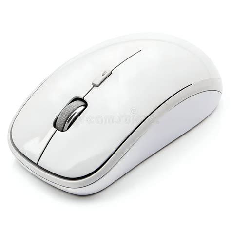 Computer Mouse Stylish Isolated On White Background Stock Illustration