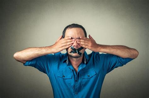 Premium Photo Portrait Of Scared Mid Adult Man With Black Adhesive