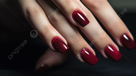 Woman With Beautiful Red Nails Background Nail Pictures For Salon