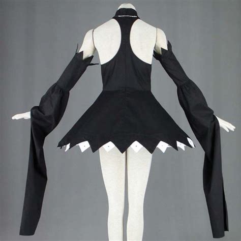 Ainime Soul Eater Blair Oversleeve Black Dress Cosplay Costume With Hat