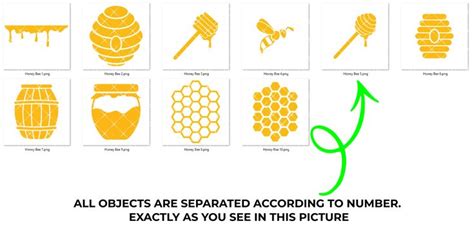 Honey Bee Svg Honey Drips Svg Honeycomb Svg Dripping Borders Svg