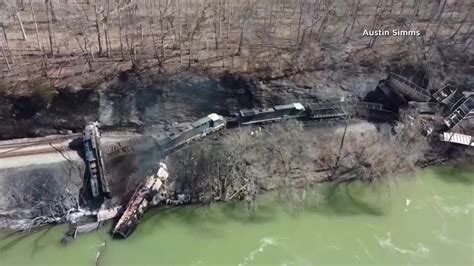 3 Injured In Fiery Train Derailment Caused By Rockslide In West Virginia