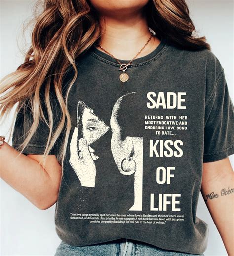 Sade Kiss Of Life Graphic Pop Music 2024 Sade Shirt Sade Graphic