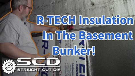 Installing R Tech Foam Insulation Board In The Coal Cellar Basement Bunker Part 1 Youtube
