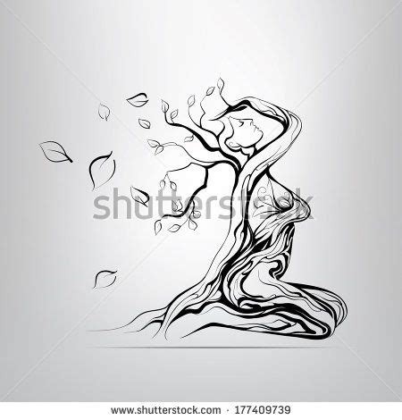Image Result For Tree Woman Drawing Tree Silhouette Tattoo